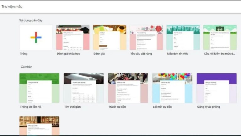 Hướng dẫy đẩy đủ cách tạo và sử dụng Google Form hiệu quả