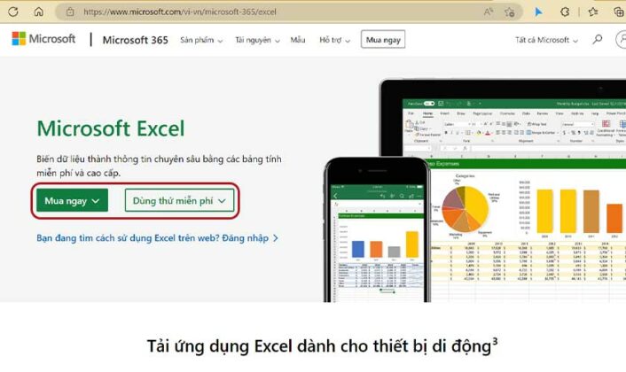 Tải Excel miễn phí trên máy tính Windows, Macbook đơn giản
