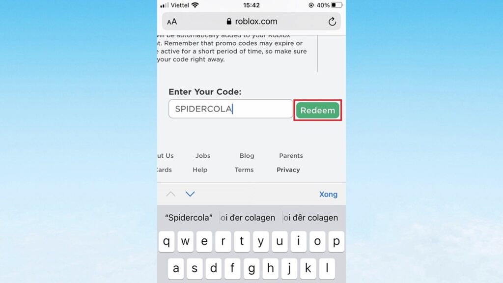 Tổng hợp code Roblox mới nhất 2025 và cách nhập