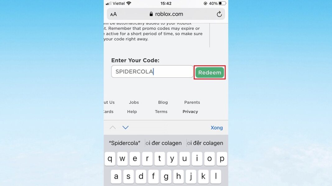 Tổng hợp code Roblox mới nhất 2025 và cách nhập