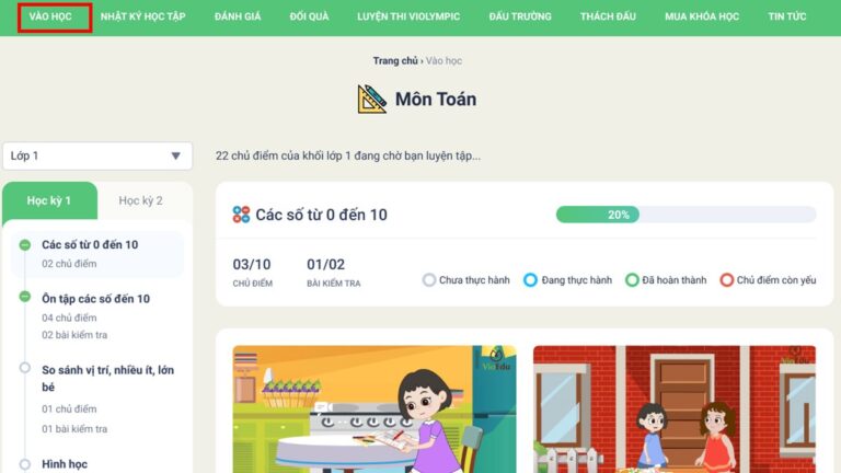 Cách sử dụng VioEdu học tập, giải toán online cho học sinh