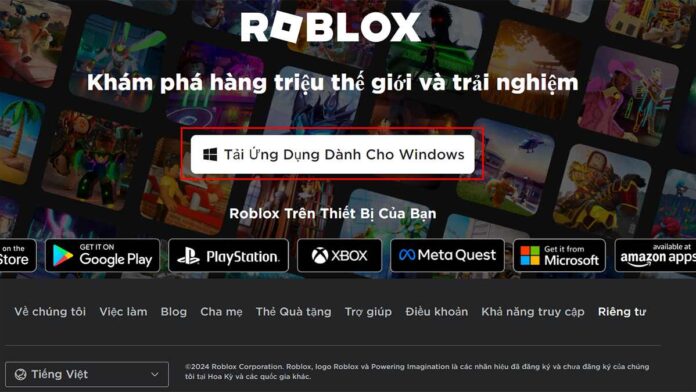 Cách tải và cài đặt Roblox trên PC mới nhất