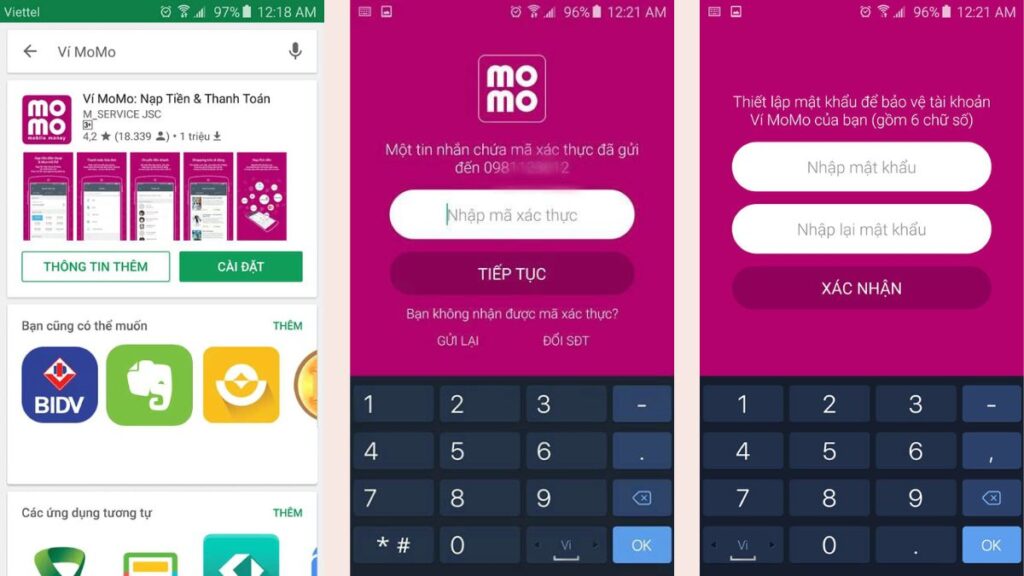Cách tải MoMo trên điện thoại iOS, Android nhanh chóng